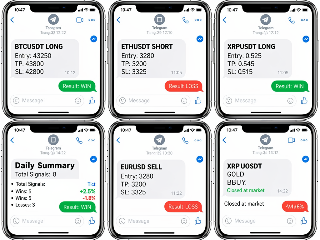 Crypto signals free telegram channels deliver verified results: traders turned $960 into $12,000 ...